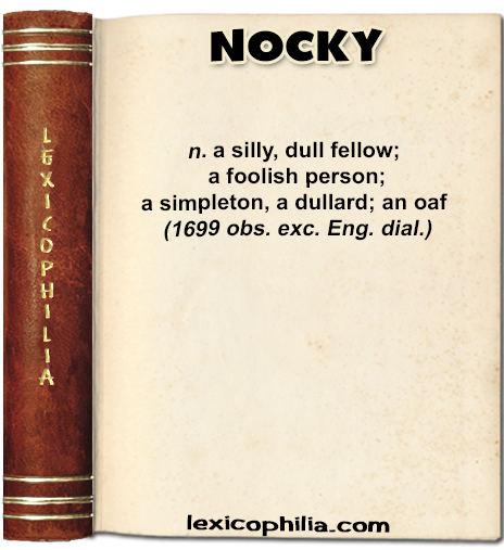 Word of the Day: NOCKY – Lexicophilia