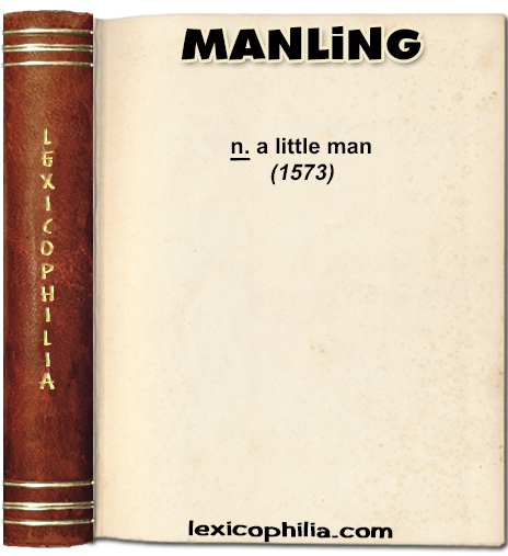 Word of the Day: MANLING – Lexicophilia