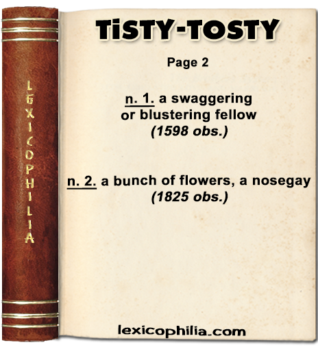 Word of the Day: TISTY-TOSTY – Lexicophilia